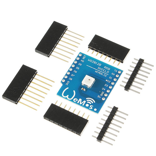 D1 Mini RGB Shield: WS2812B Expansion D1 Mini RGB Shield: WS2812B Expansion
